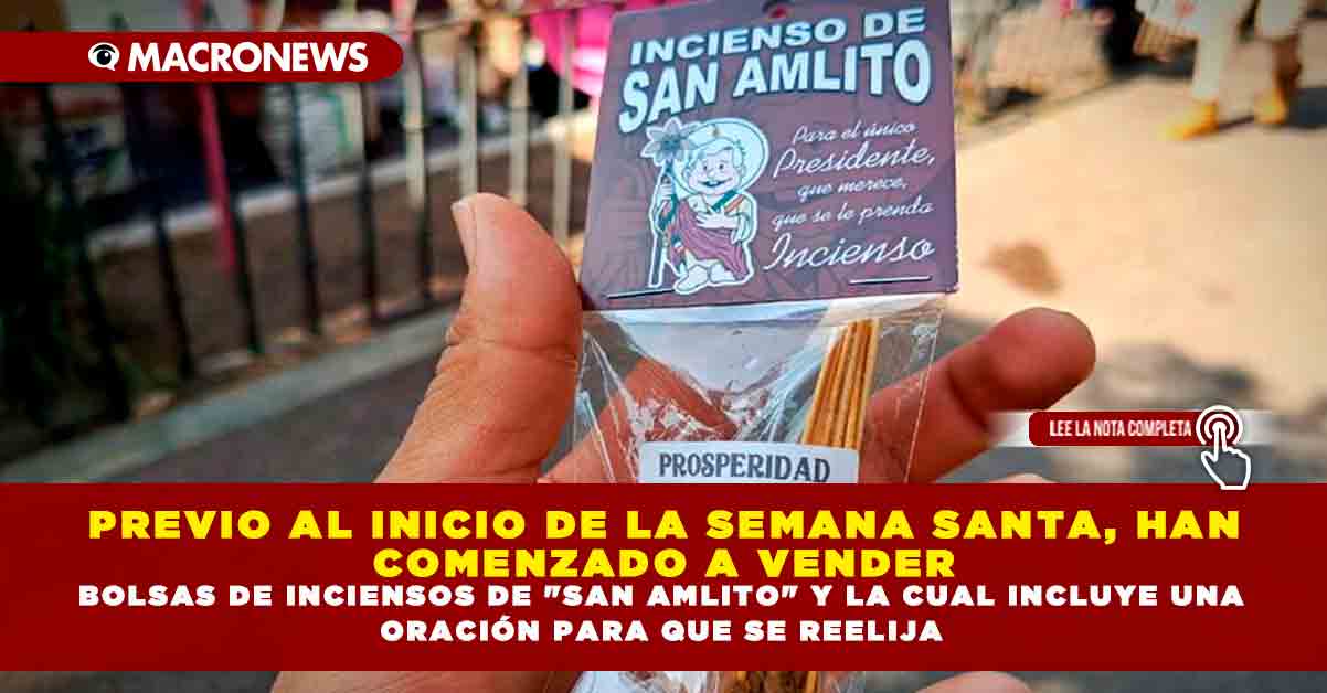 PREVIO AL INICIO DE LA SEMANA SANTA, HAN COMENZADO A VENDER BOLSAS DE ...